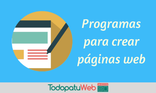 Programas que mas te convienen para crear tu página web - GRATIS ...